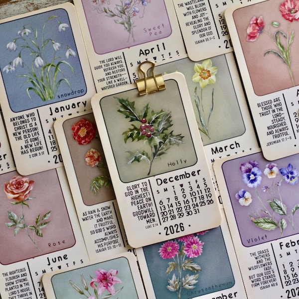 Waterproof Calendars - Etsy
