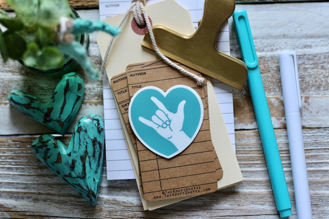 I LOVE YOU Sign Language ASL Finger Spelling Waterproof Vinyl Sticker ...