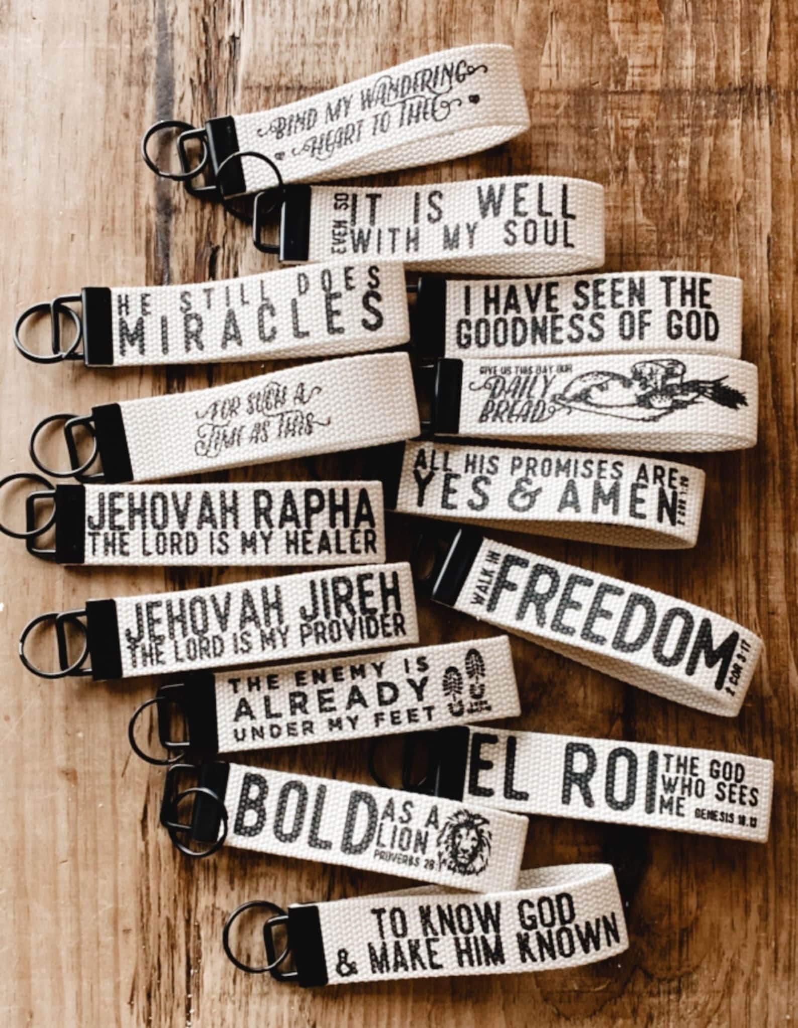 Jehovah Jireh - the Lord is My Provider Canvas Keychain Wristlet - Etsy