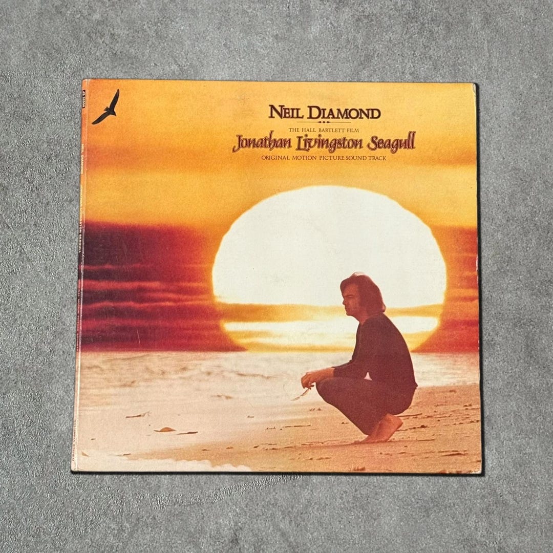 Neil Diamond “jonathan Livingston Seagull” Vintage Record Vinyl - Etsy