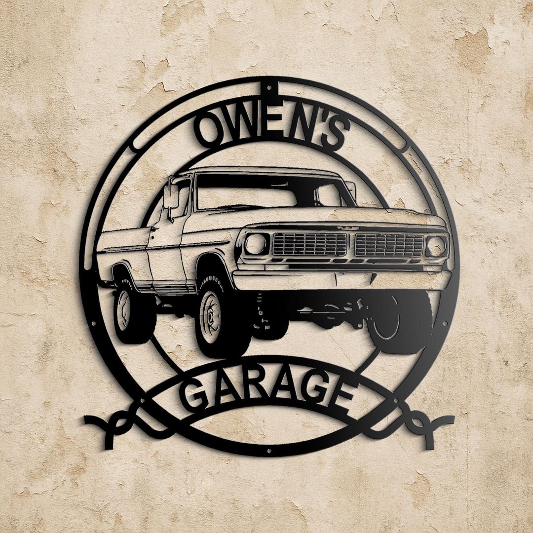 1970 Ford F-150 Ranger | Personalized Sign | Custom Metal Garage Decor ...