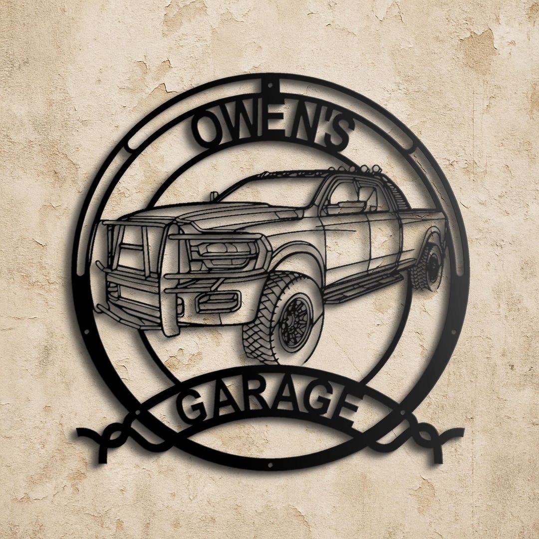 RAM 2500 Metal Sign | Personalized Garage & Man Cave Wall Art - Etsy