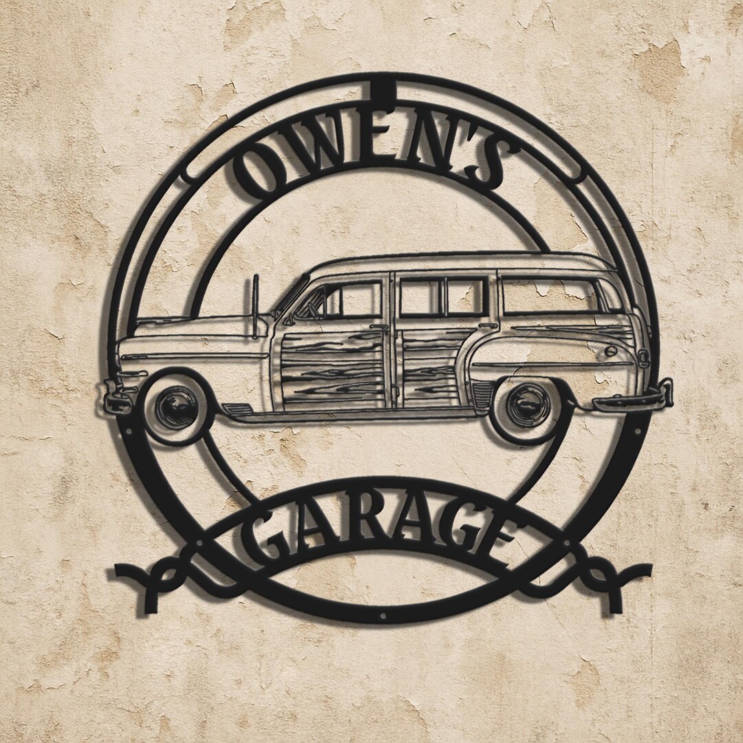 Chrysler Town & Country Metal Sign | Personalized Garage Decor - Etsy