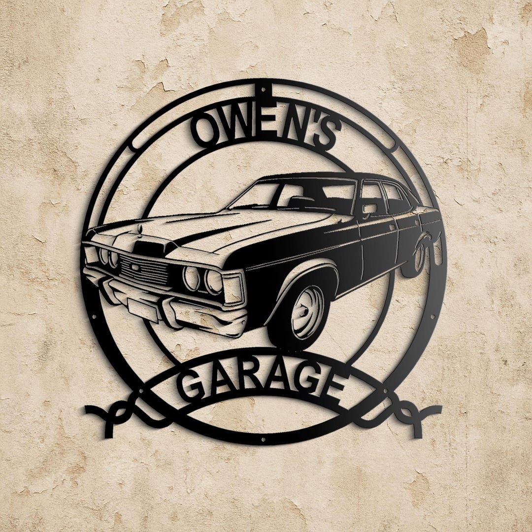 1976 Ford Fairlane ZH | Personalized Sign | Custom Metal Wall Art for ...
