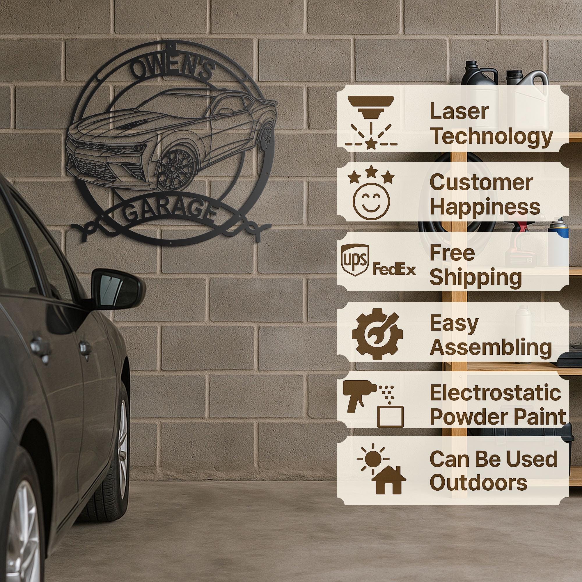 2016 Camaro Personalized Sign | Custom Metal Car Wall Art | Classic ...