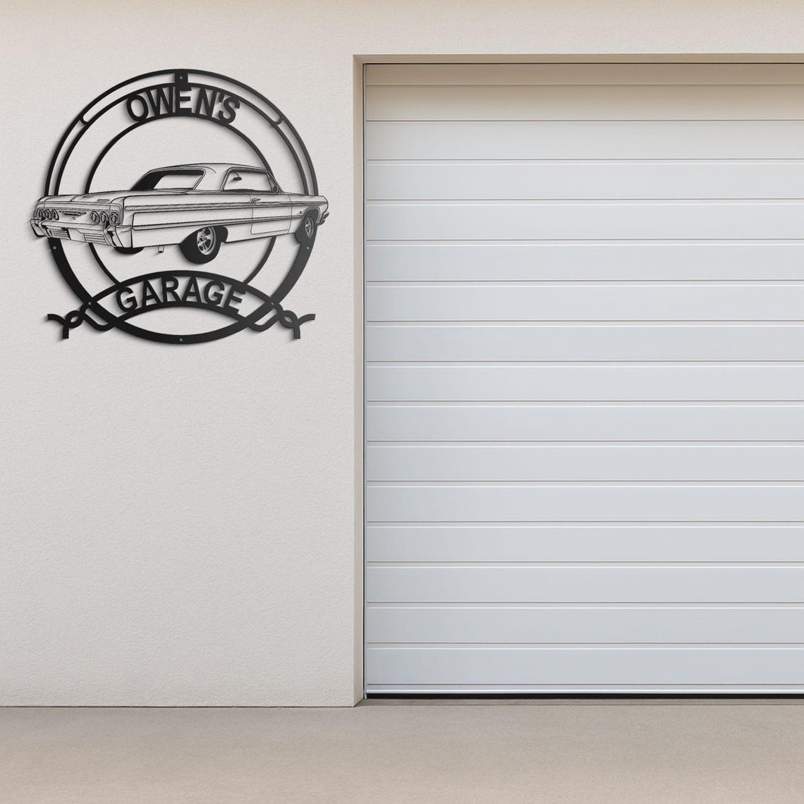 1964 Impala Personalized Sign | Custom Metal Wall Art for Garage ...