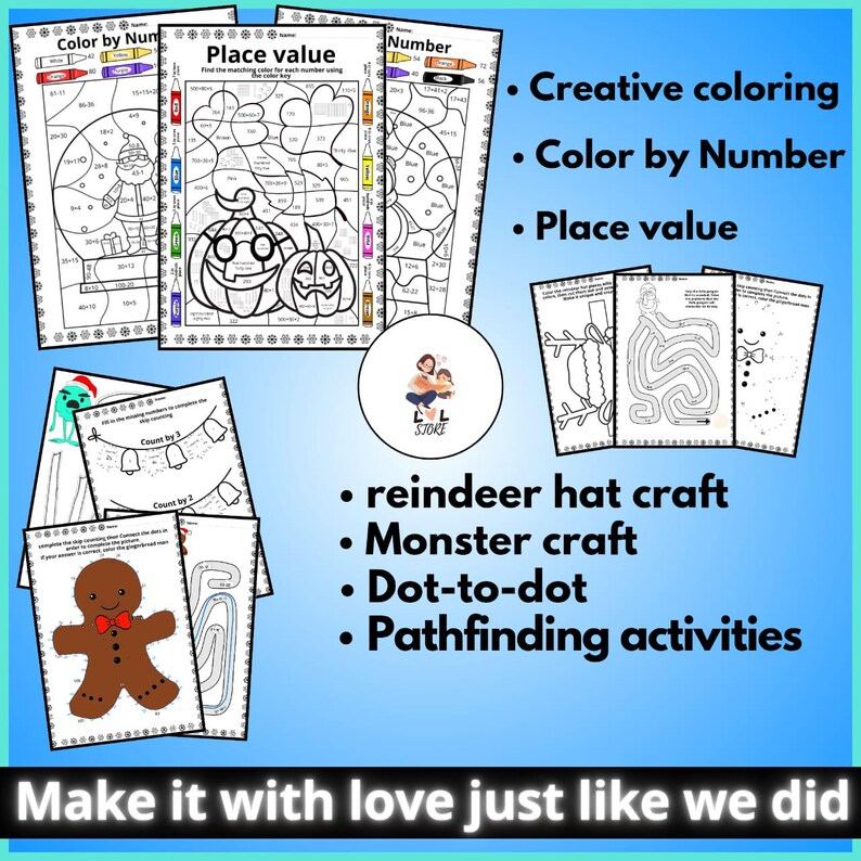 3rd Grade Winter Math Packet | Holiday Worksheets & Printable Games ...