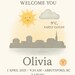 The Day You Were Born Nursery Print – Personalized Birth Poster ...
