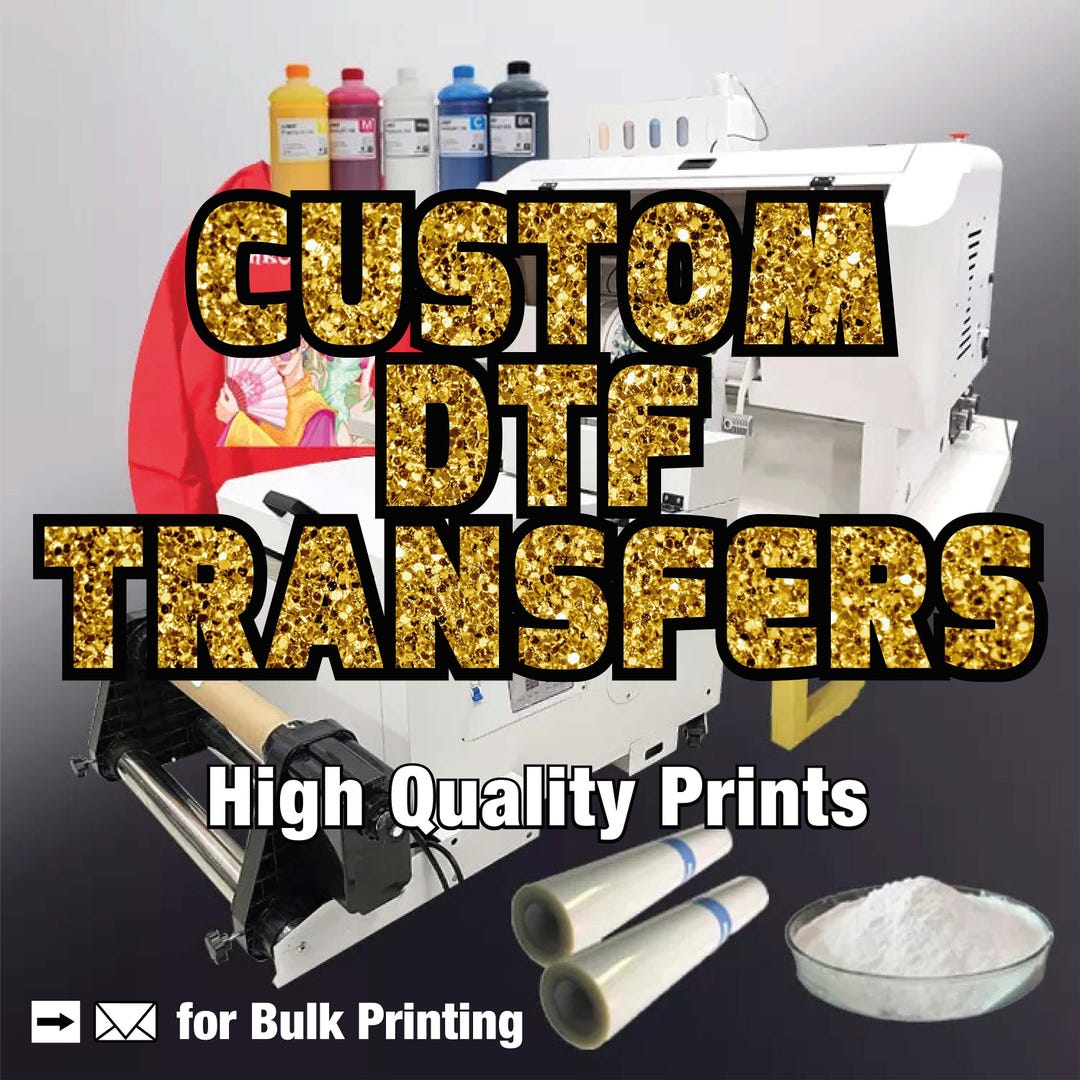 Custom Dtf Transfers,full Color DTF for T-shirt,ready for Press,direct to Film Transfers,gang ...