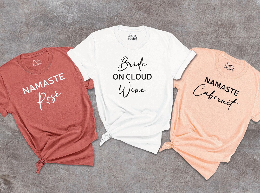 Funny Wine Bachelorette Group Outfit, Wine Bachelorette Party Shirts ...