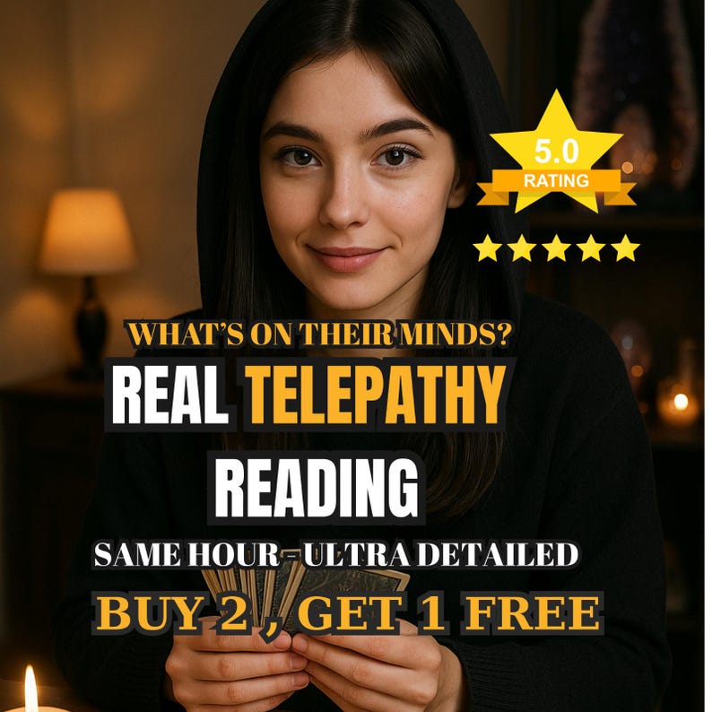 Same Hour Telepathy Psychic Reading: Unspoken Thoughts & Feelings - Etsy