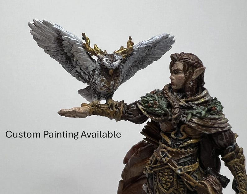 Human Fighter Paladin Miniature | Noble Swordsman | Low Level Hero Mini ...