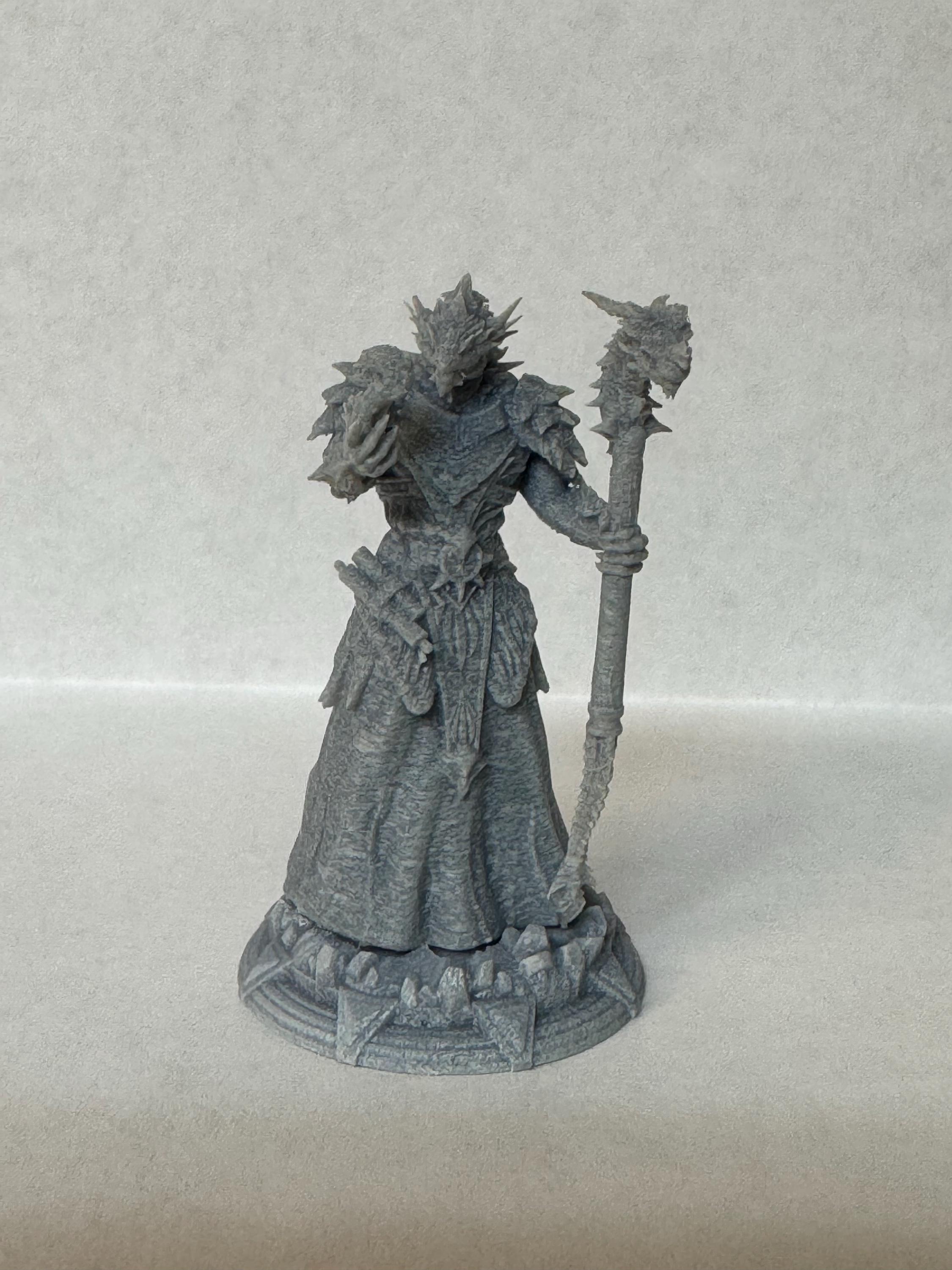 Dragonborn Male Wizard, Sorcerer, DND Miniatures, RPG, Tabletop Minis ...