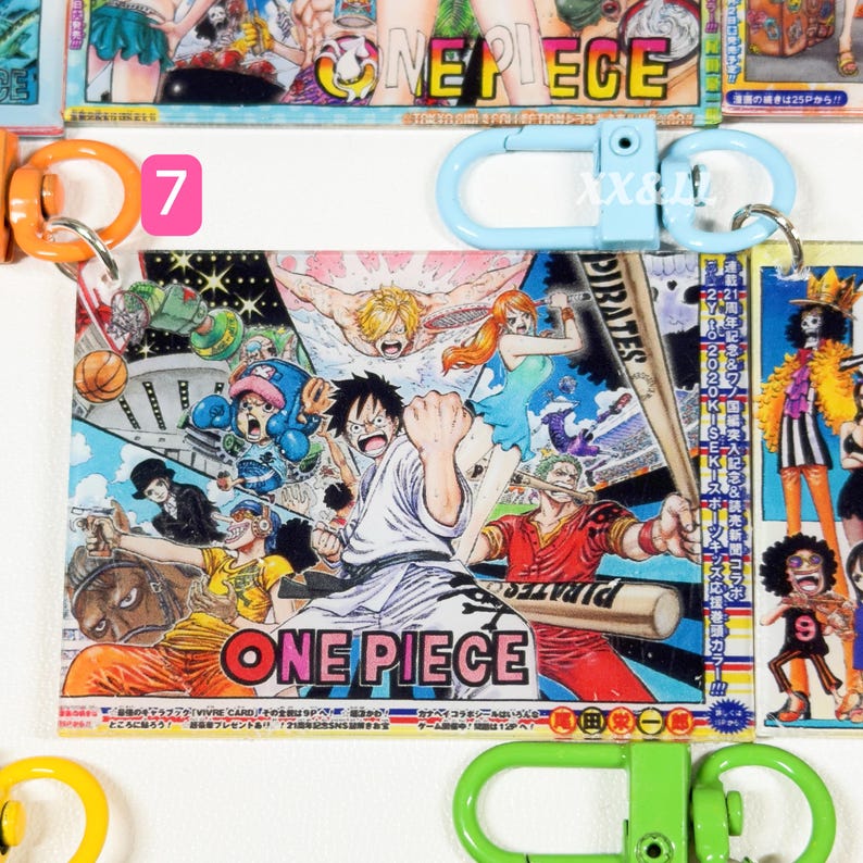 2.4 Inches | OP Pirate Adventure Anime Acrylic Keychain | Straw Hat ...