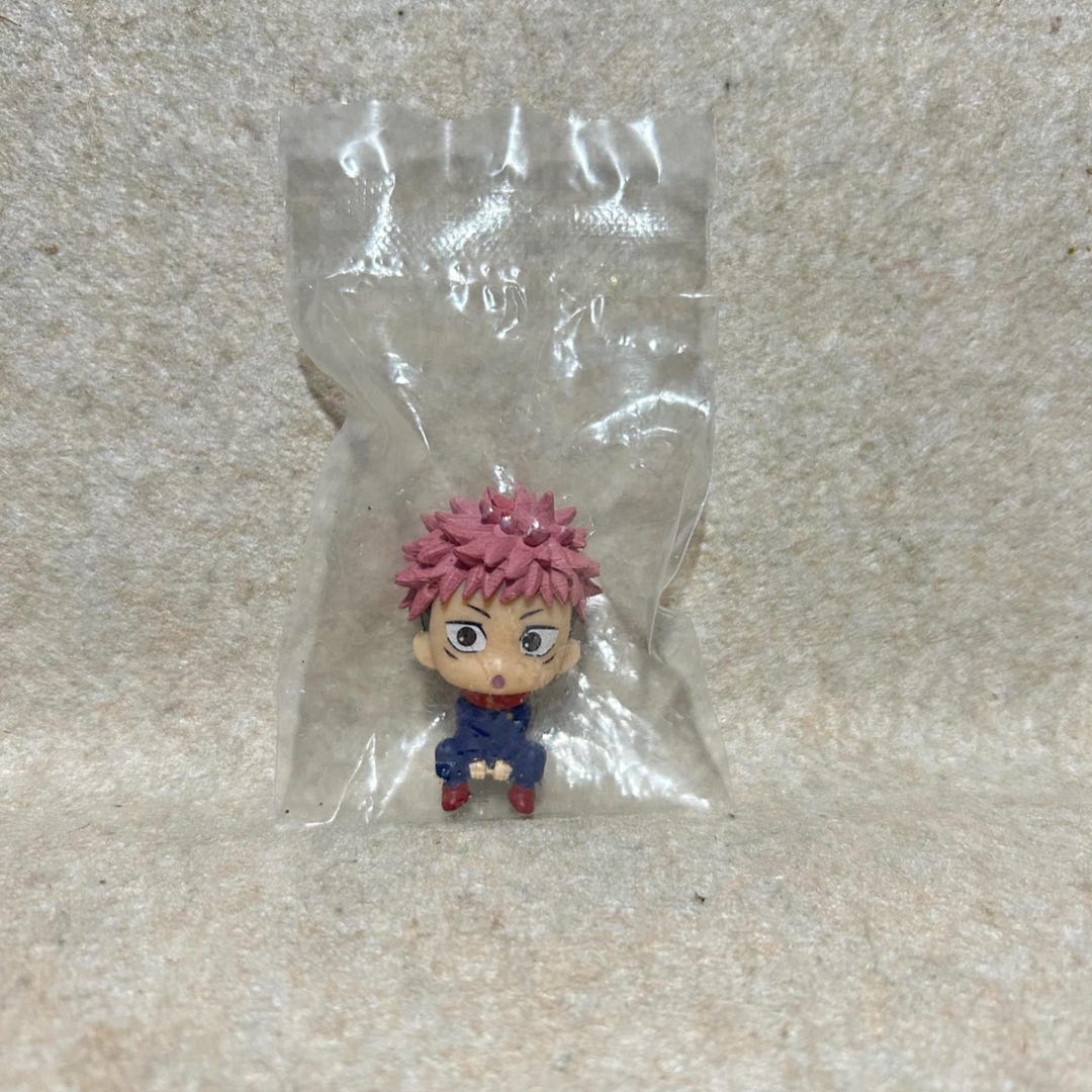 Jujutsu Kaisen Yuji Itadori Mini Figure Bandai Hugcot Toy Japan - Etsy