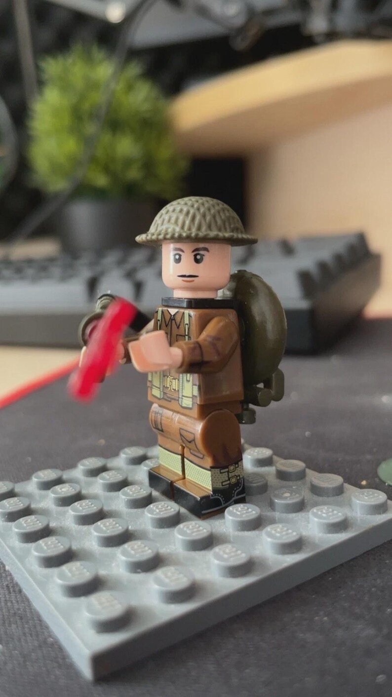 Custom Made Lego WW2 British Soldier With Flame Thrower Kit - Etsy