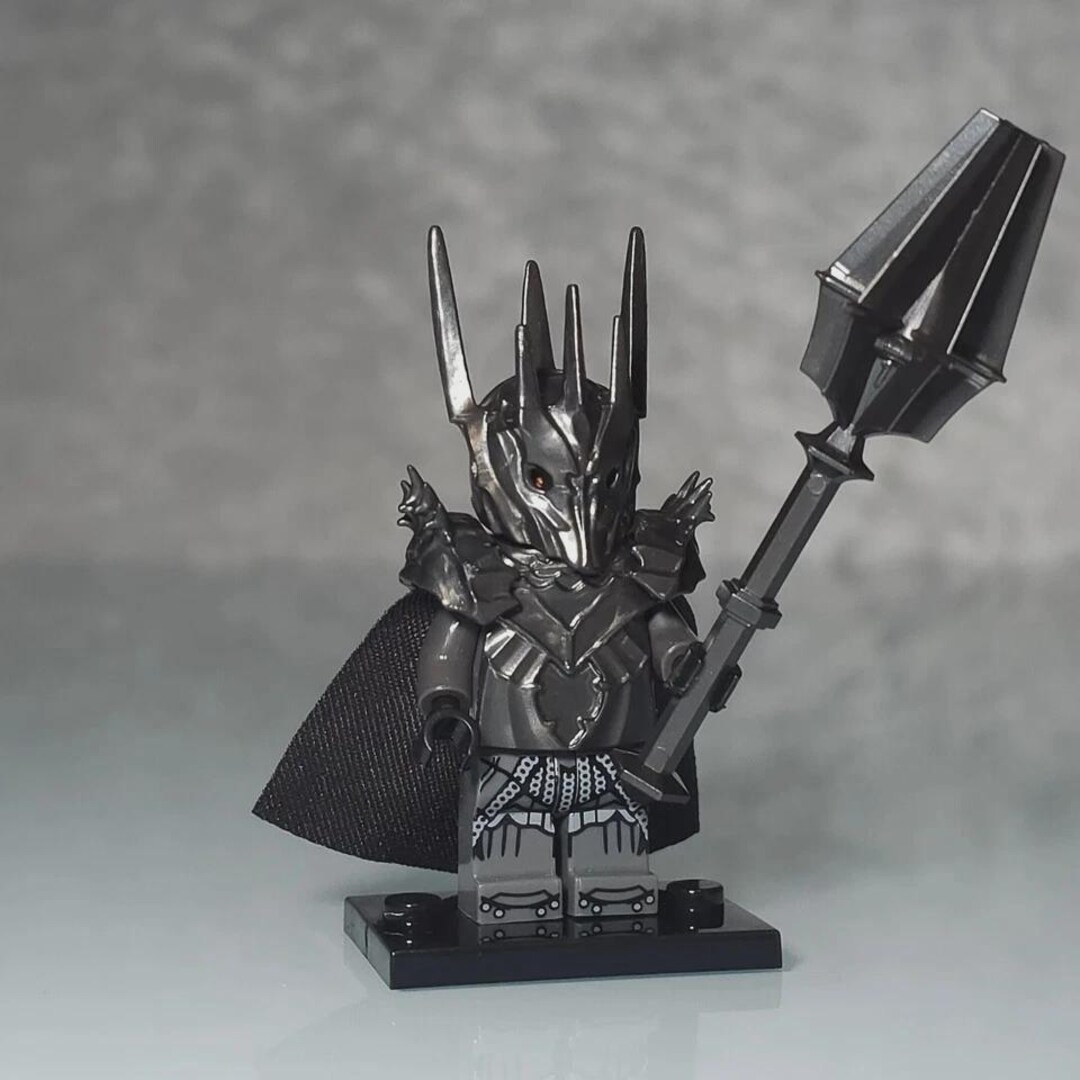 Custom Dark Lord Minifigure – Inspired by Sauron From Set 10333 Barad ...