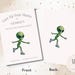Alien Ice Skating Birthday Invitation • Space Party Invite • Editable ...