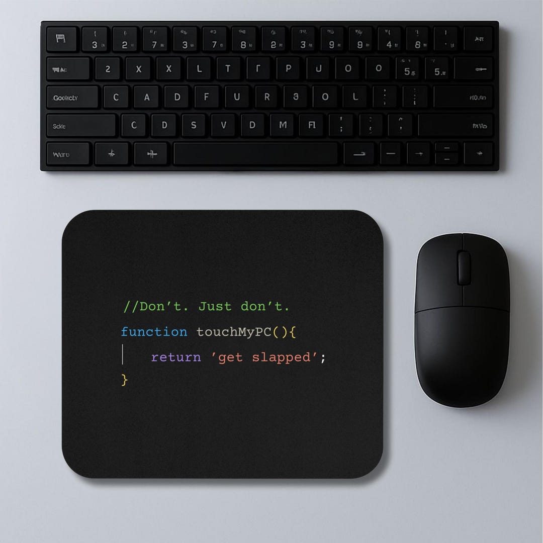 Programmer Mouse Pad • Funny Coding Desk Mat • Tech Gift for Developers ...