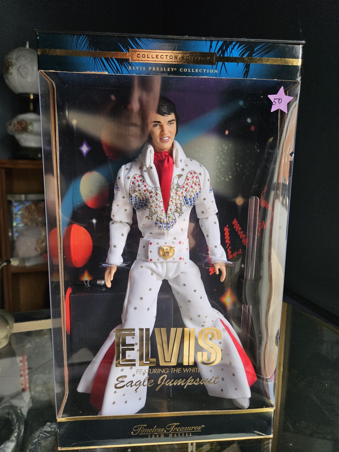 Elvis Action Figure in White Suit NIB - Etsy