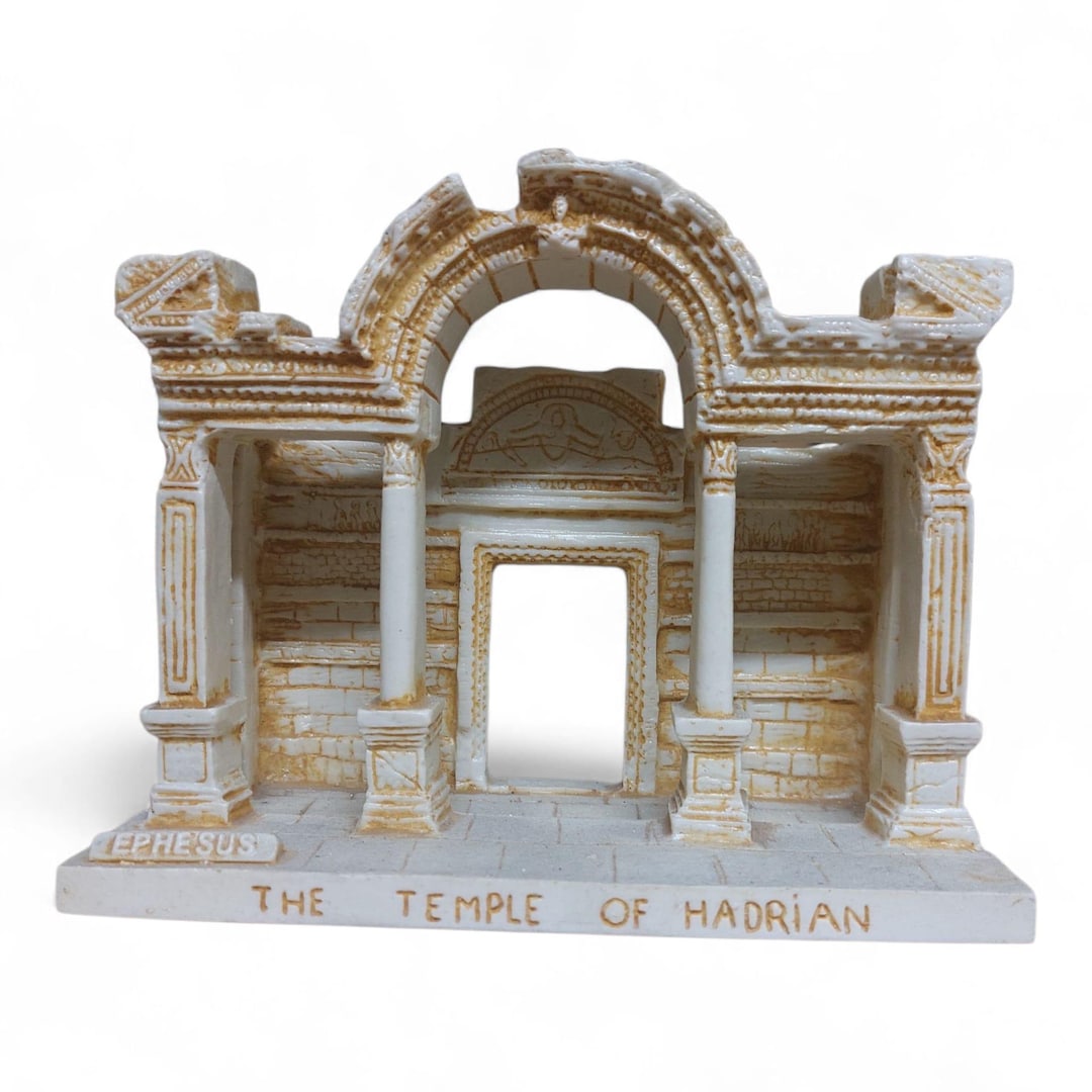 LED Hadrian Temple Figurine, Ephesus Roman Architecture Replica ...