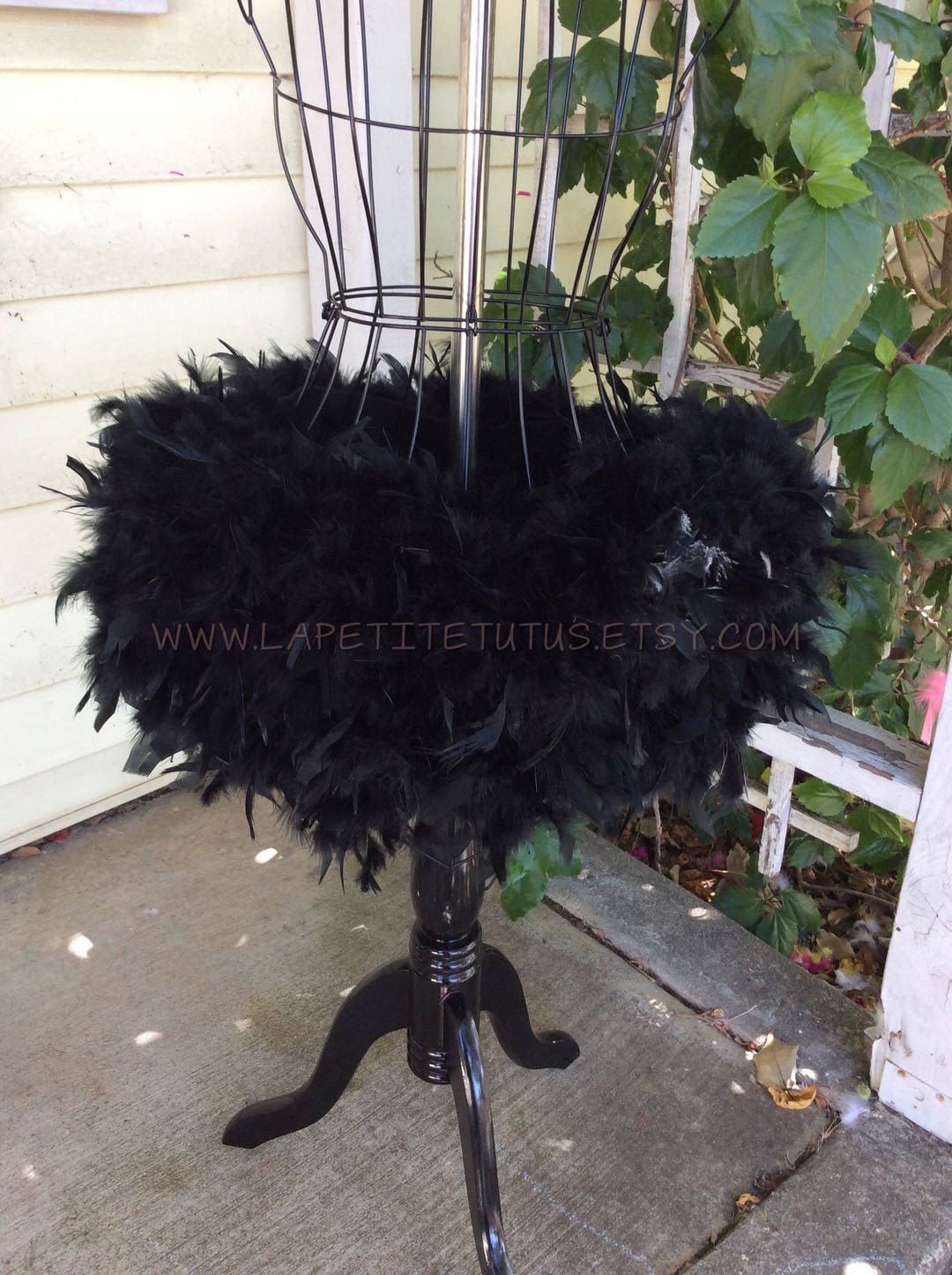 Women’s Teen Black Feather Adult Tutu, Adult Feather Tutu, Women's ...