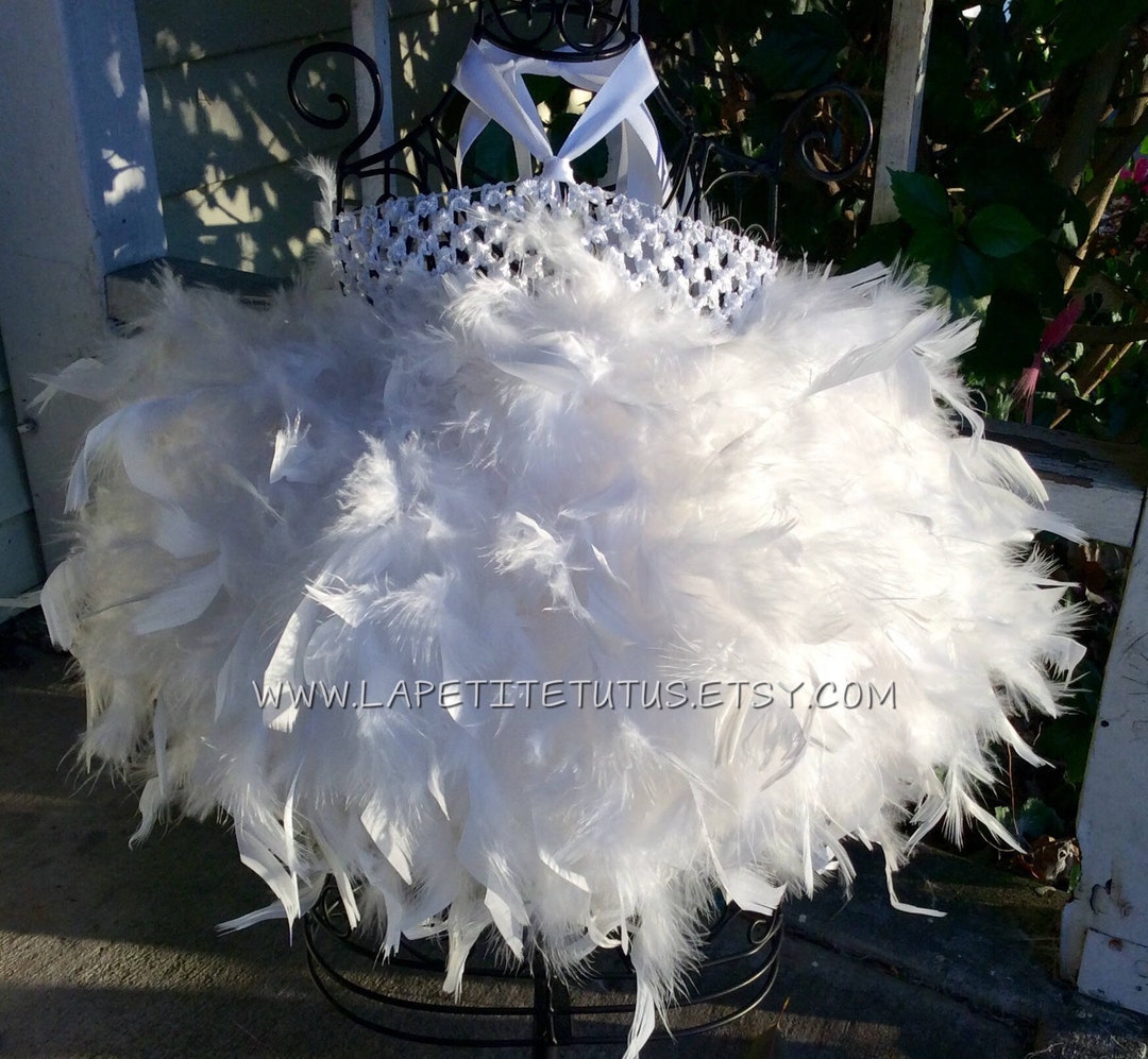 White Feather Chicken Body Halloween Costume, Girls Dress, Toddler ...