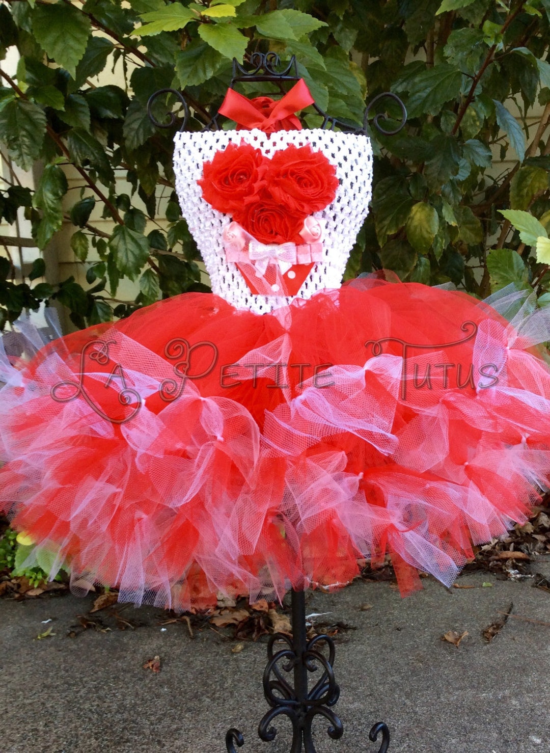 Girls Valentine’s Day Heart Cupcake Petti Tutu Dress, Picture Dress ...