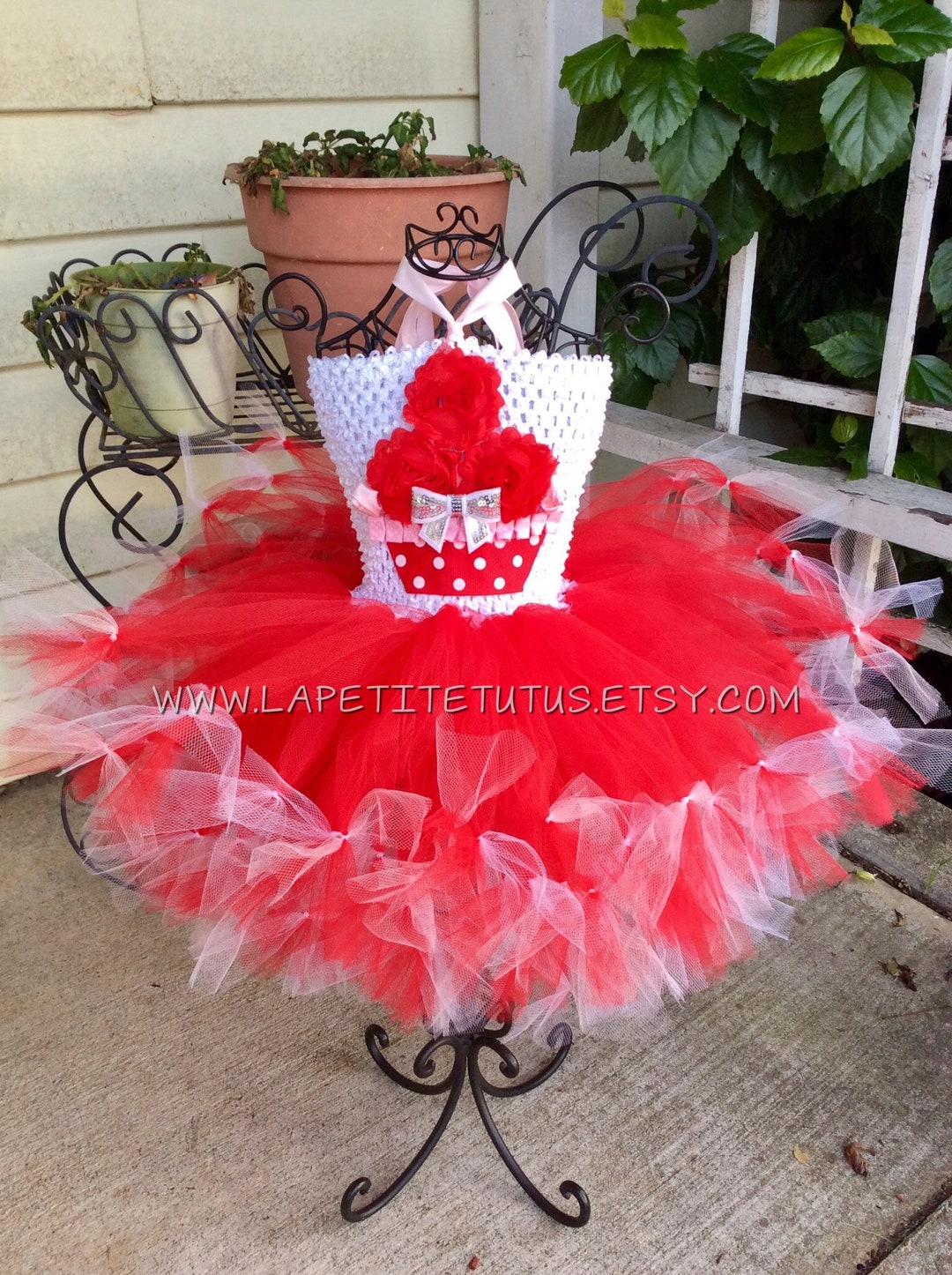 Girls Valentine’s Day Cupcake Petti Tutu Dress, Cupcake Dress, Petti ...