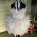 White Swan Iridescent Sequin Girls Feather Pageant Tutu Dress, Girls ...