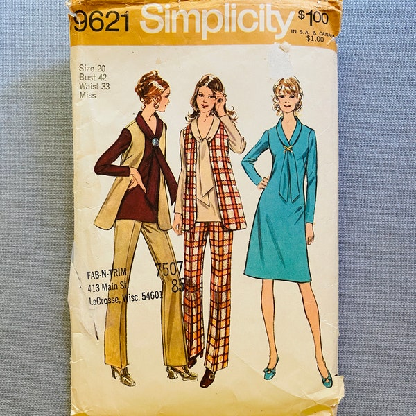1971 Sewing Pattern - Etsy