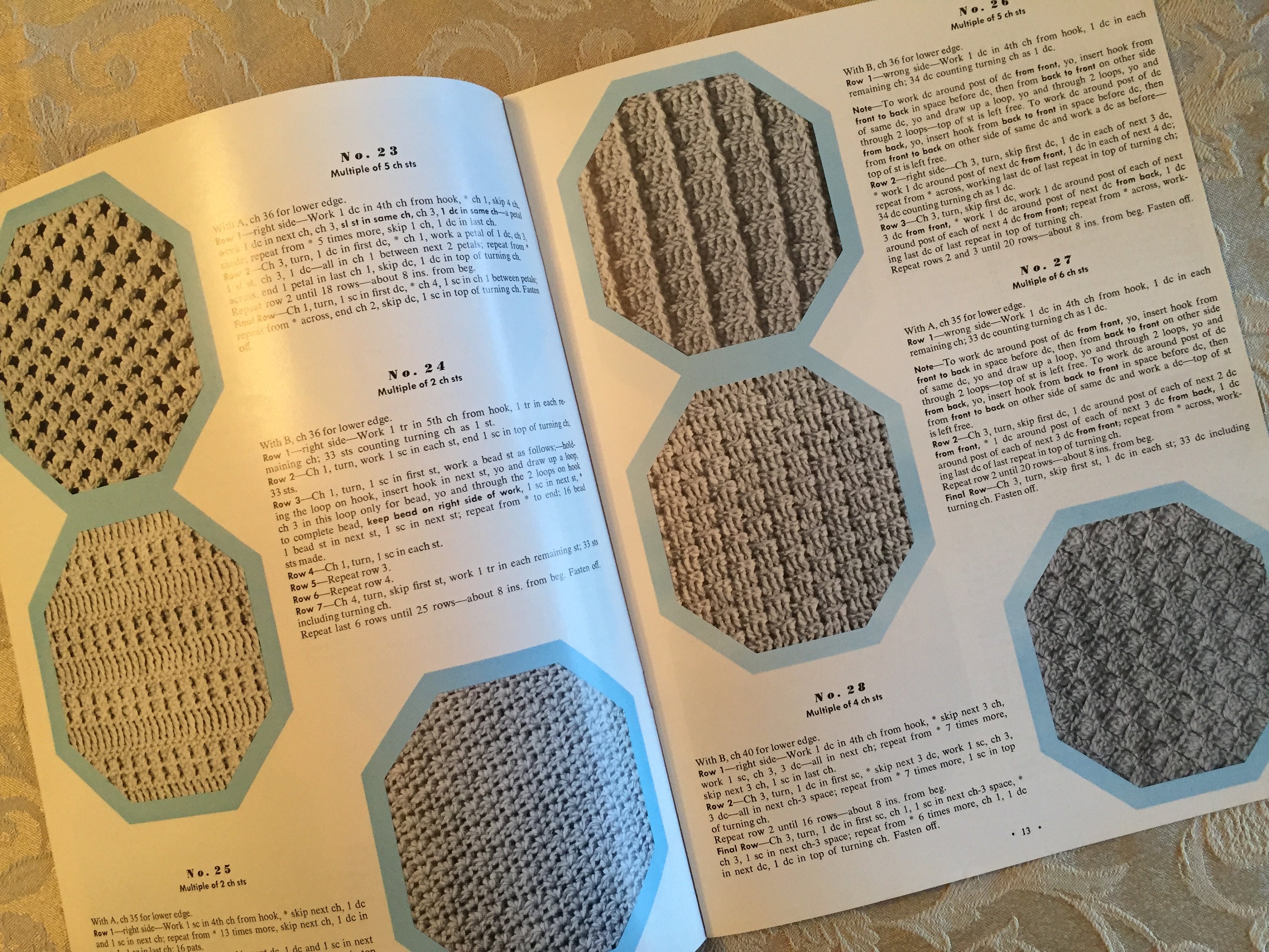 Crochet Primer Booklet 48 Crochet Patterns Learn to Crochet 1970's ...