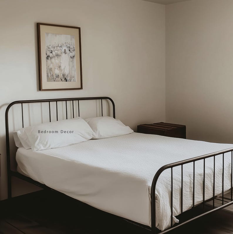 Jesus Parable of the Lost Sheep Sketch Print | Easter Christian Good ...