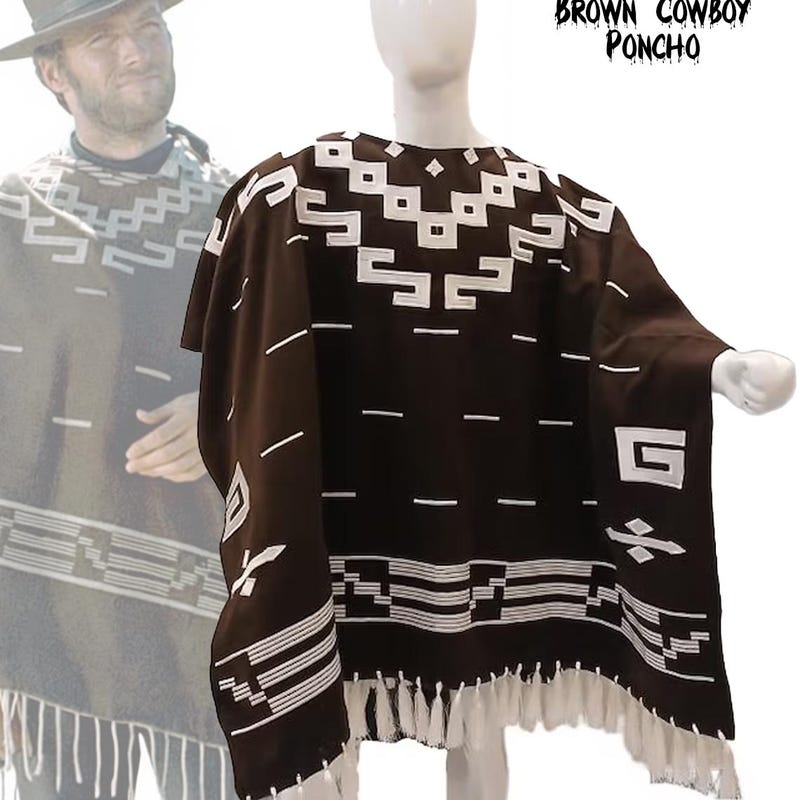 Poncho Wild West - Etsy