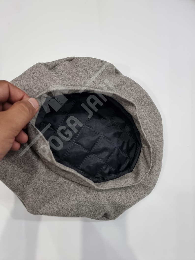 Men's Wool Beret Hat – Classic French Style Artist Cap – 12 Colors ...