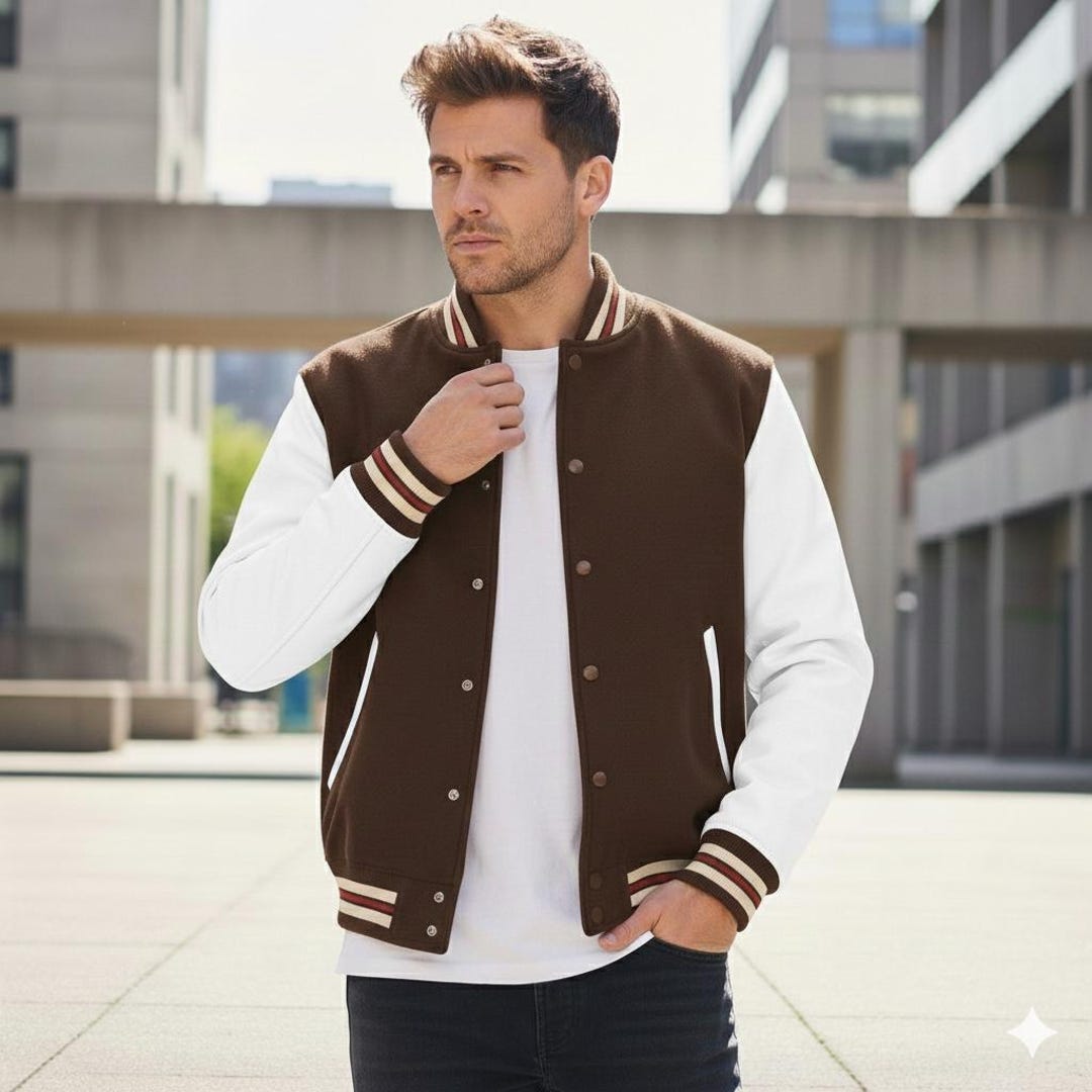 Custom Varsity Jacket for Men – Personalized Embroidered Letterman ...