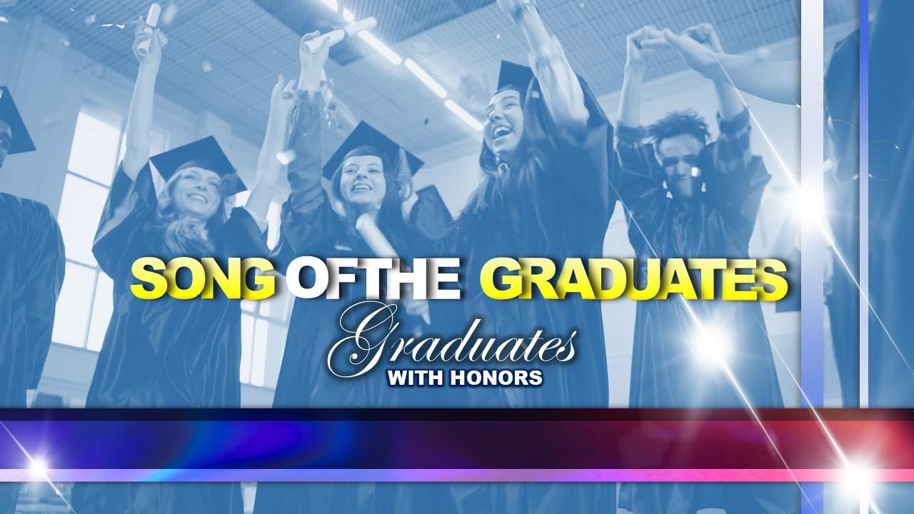 GRADUATION PROGRAM POWERPOINT - Elegant Blue - Etsy