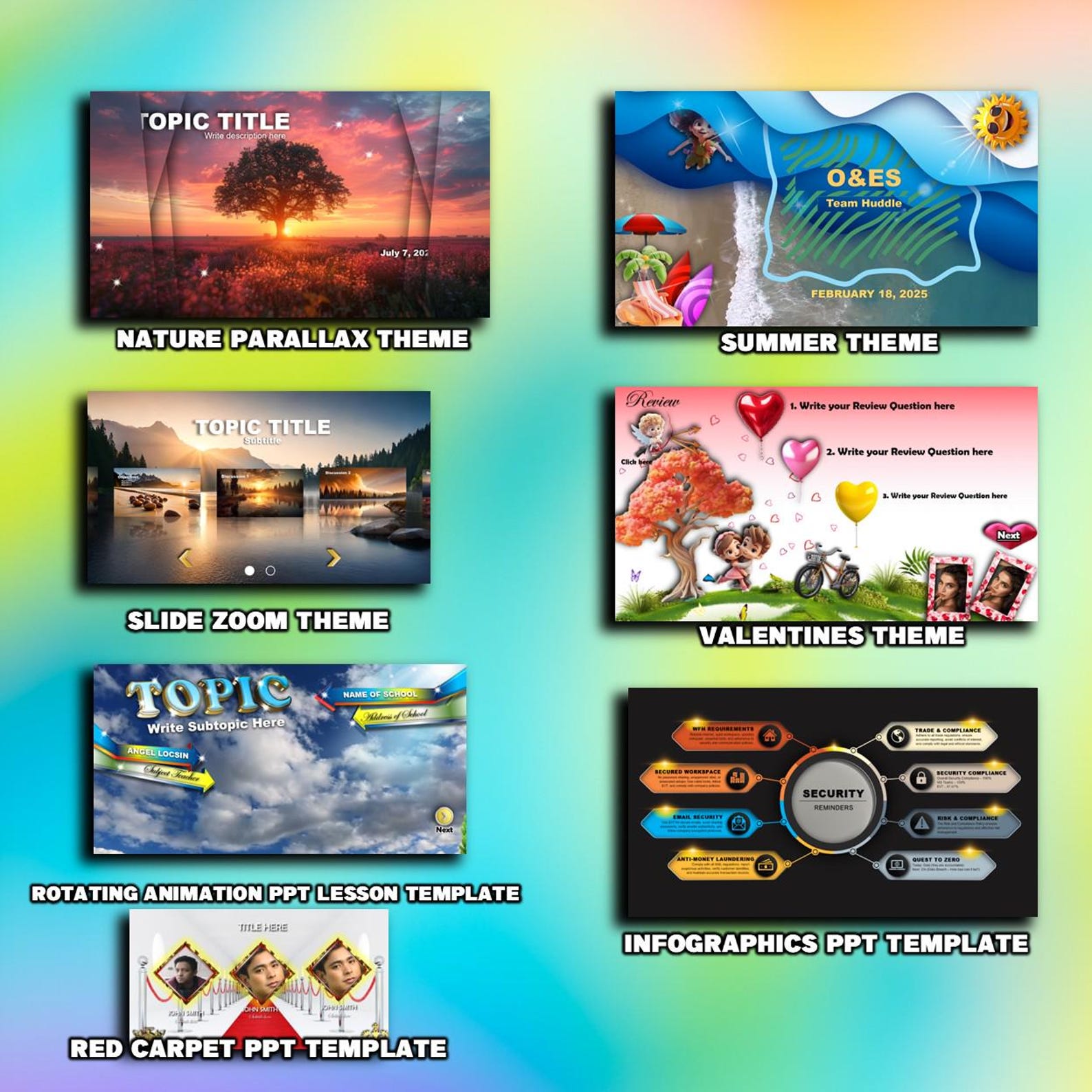 PPT GAMES & Templates - Bundle - Etsy