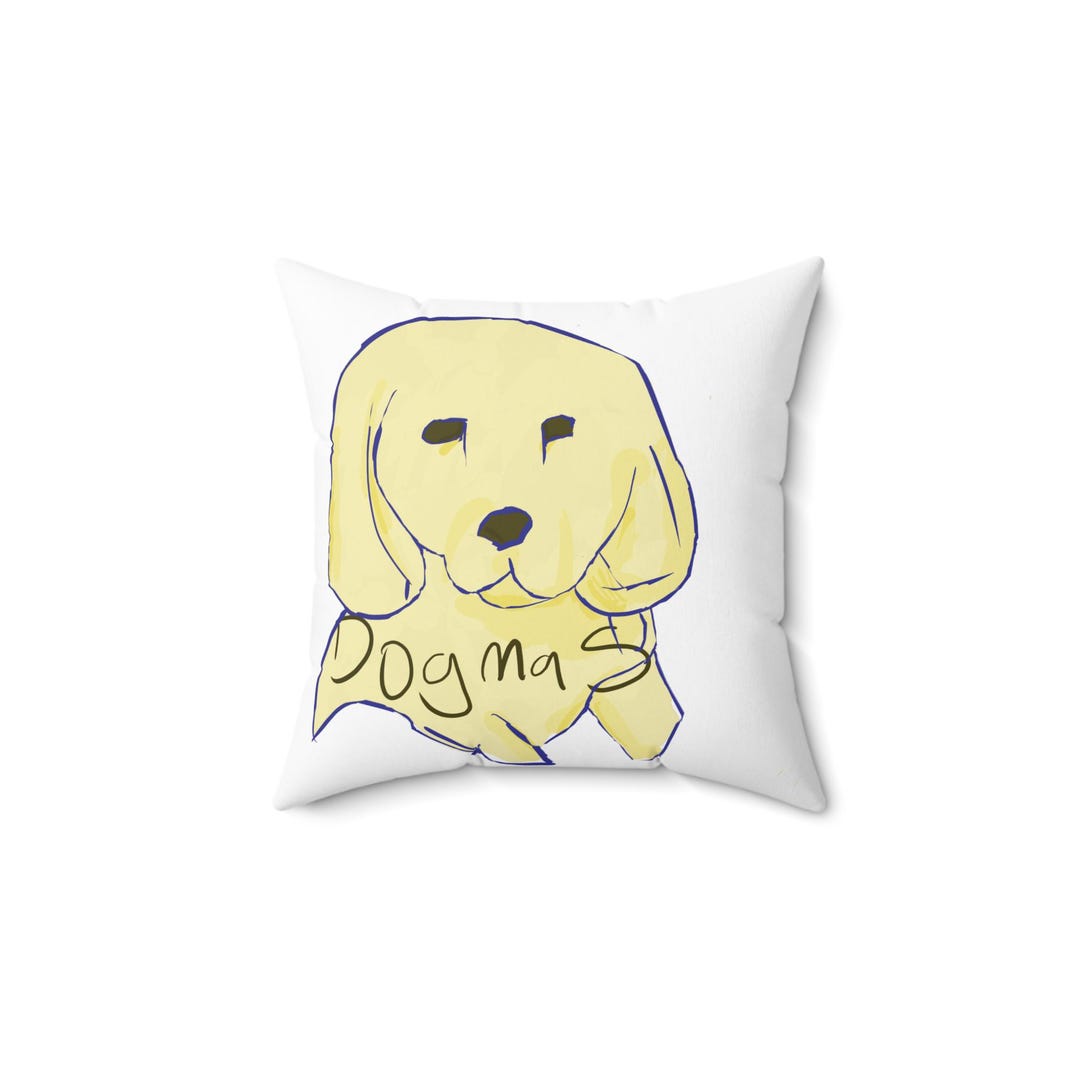 Dogma Delight: Cute Minimalist Dog Illustration, Whimsical Handwritten ...