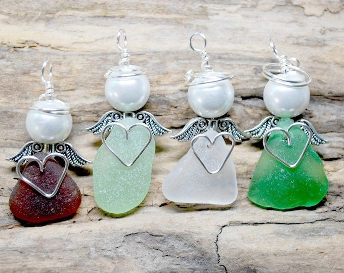 Angel Angel Gift for A Friend Best Friend Gift Sea Glass - Etsy