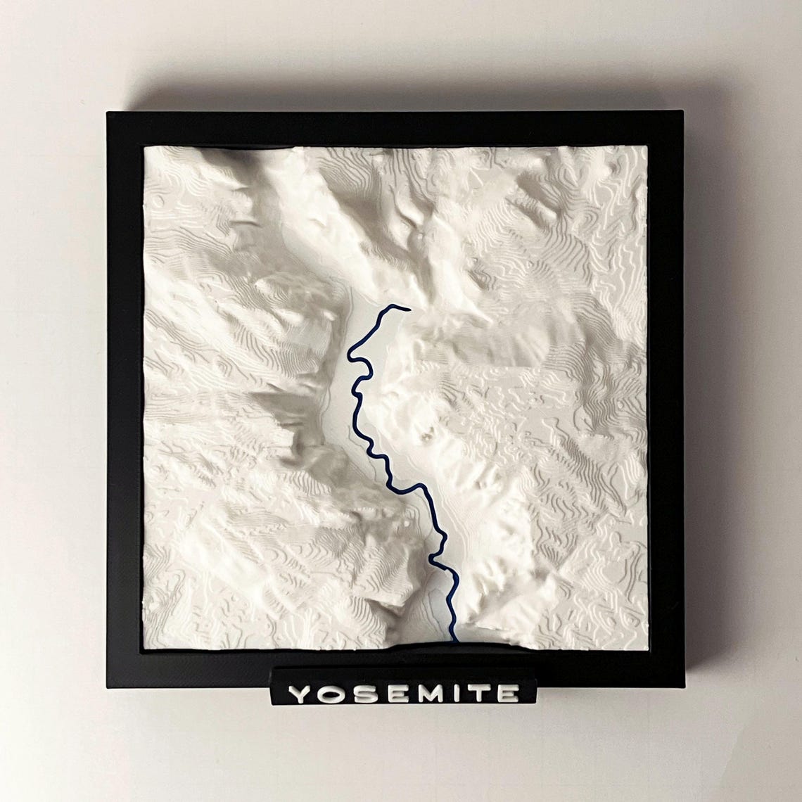Yosemite Topographical Map 3D Print - Etsy
