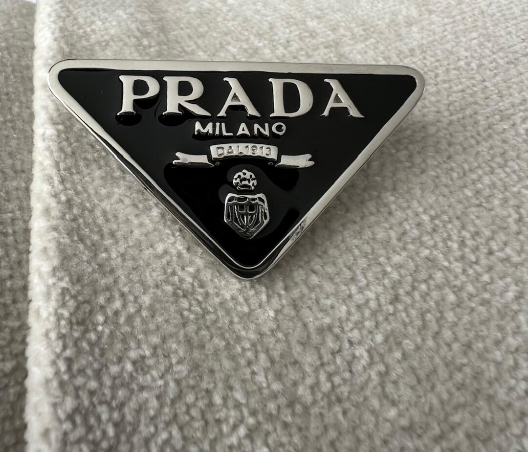 Prada Metal Brooch - Etsy