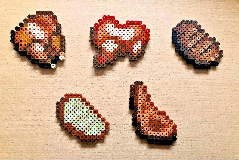 Minecraft Perler Bead Food Pixel Sprites - Handmade Gaming Wall Decor ...