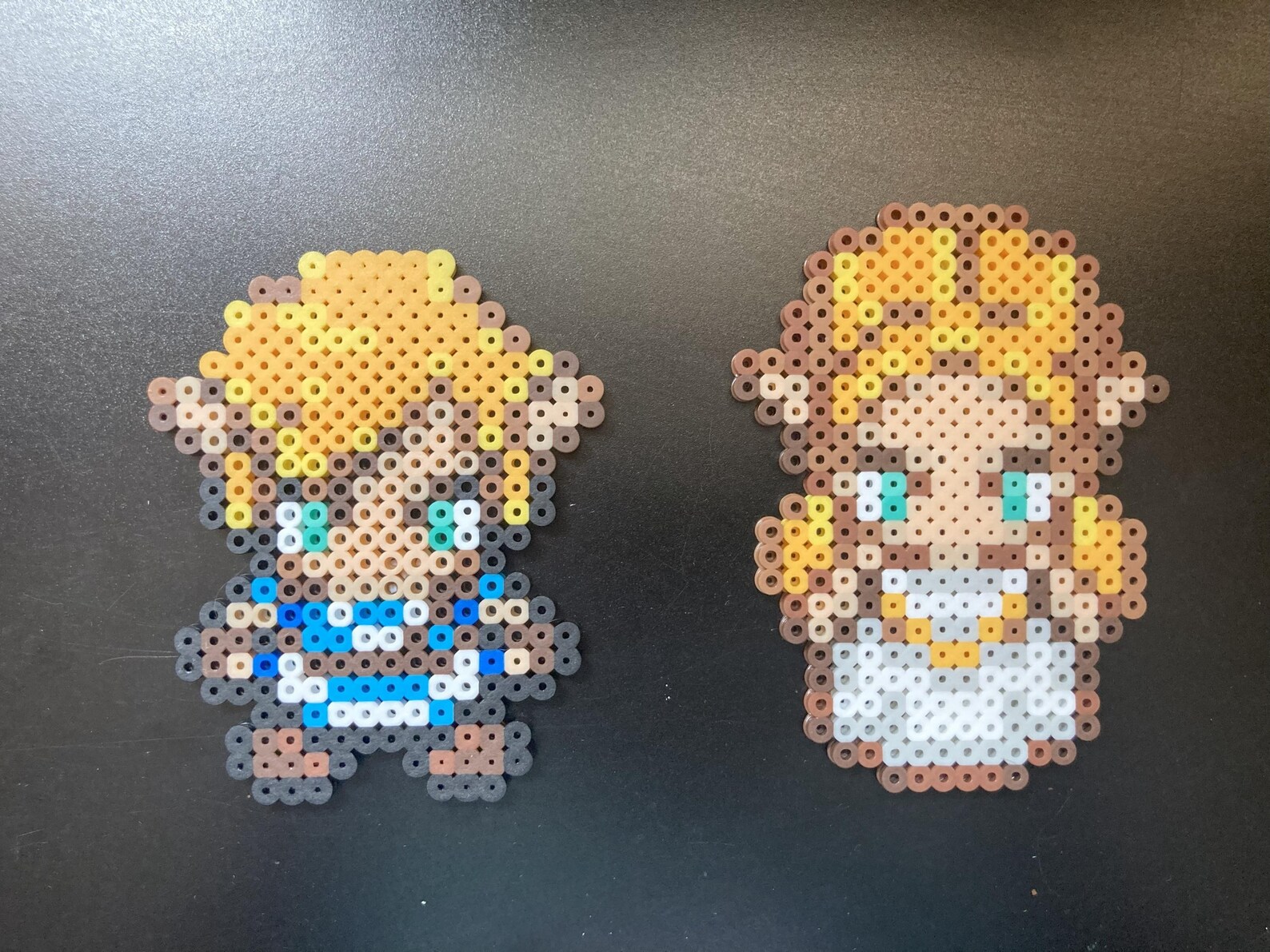 Legend of Zelda Breath of the Wild Link & Zelda Perler Bead Sprite - Etsy