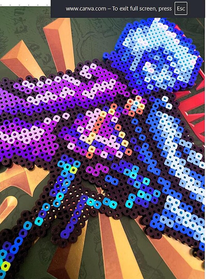 Fi the Legend of Zelda: Skyward Sword - Perler Bead Gaming Wall Decor ...