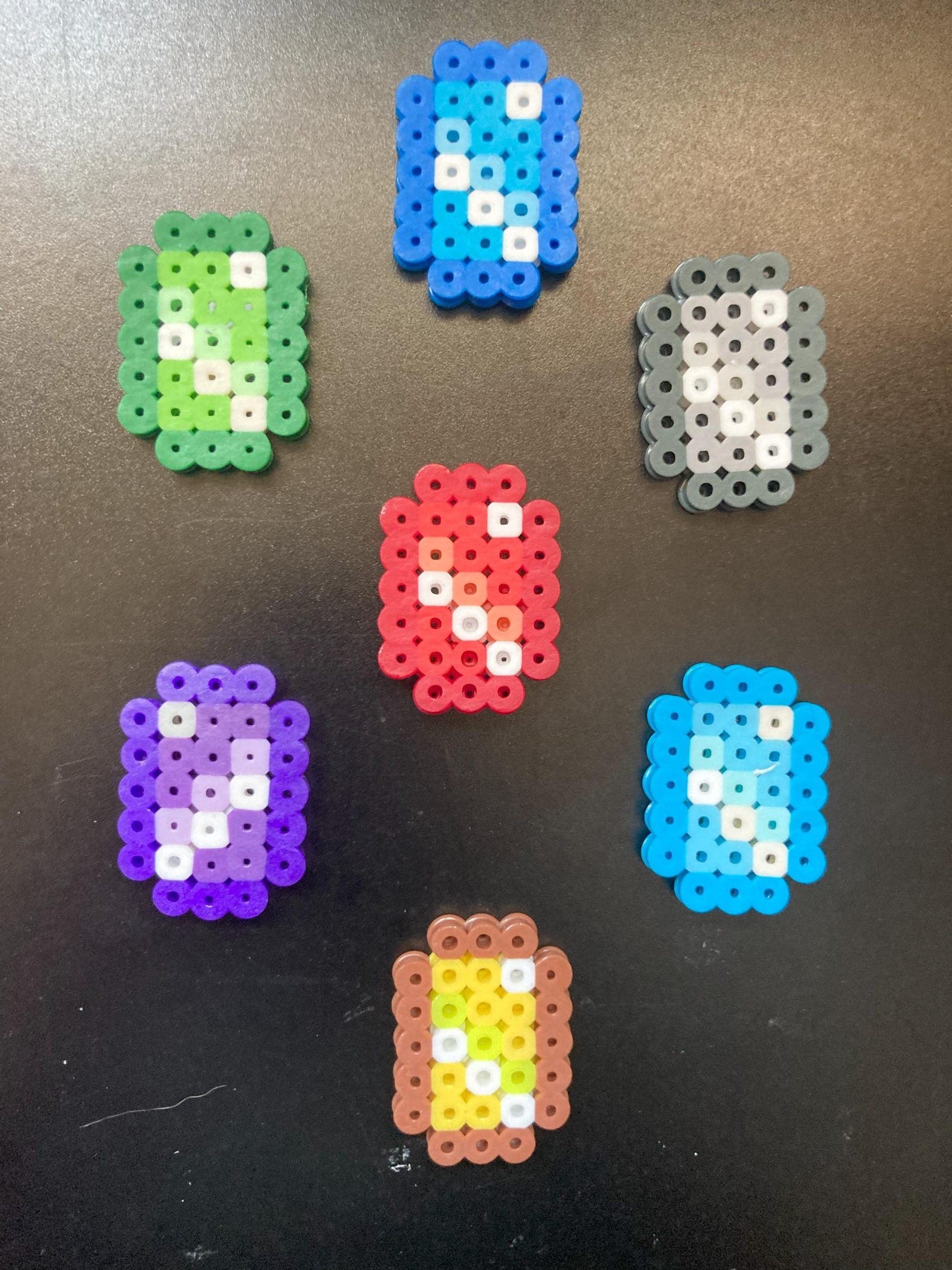 Burning Blaze and Sol Emeralds Sonic the Hedgehog Perler Bead Pixel ...