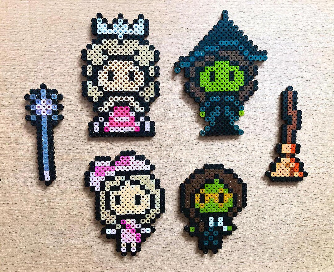 Wicked Perler Bead Sprites - Pixel Wall Decor - Etsy