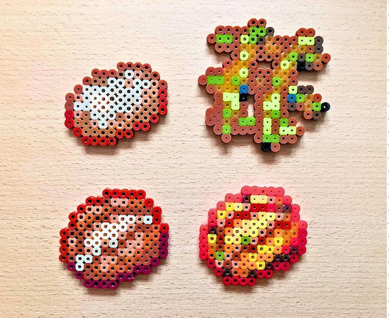 Minecraft Perler Bead Food Pixel Sprites - Handmade Gaming Wall Decor ...