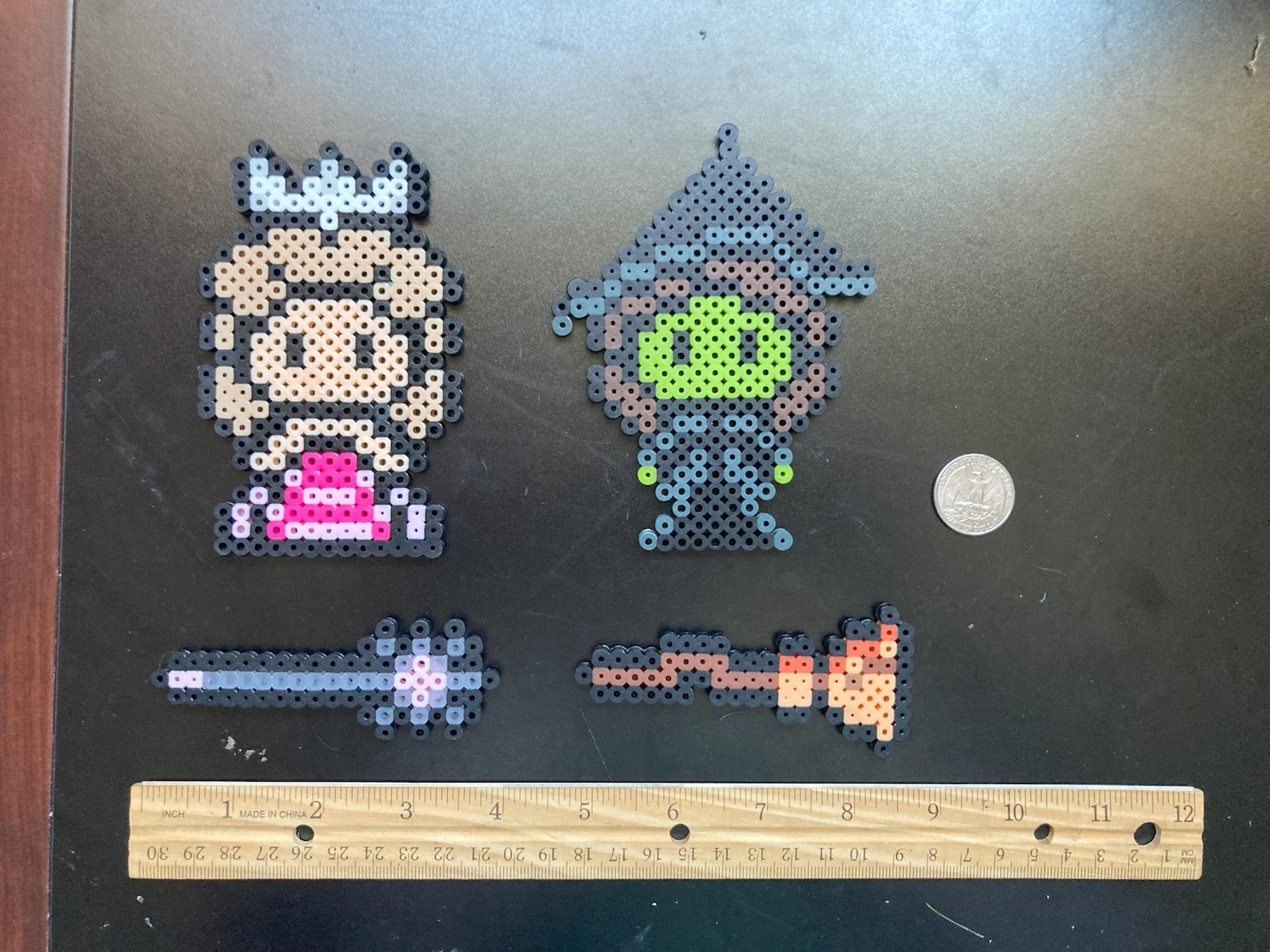 Wicked Perler Bead Sprites Witches Glinda and Elphaba - Etsy