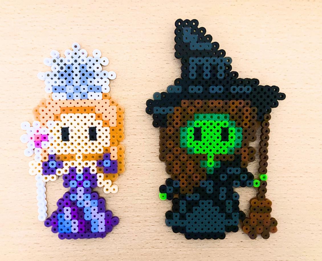 Wicked: for Good Perler Bead Sprites - Pixel Art Wall Decor - Etsy UK